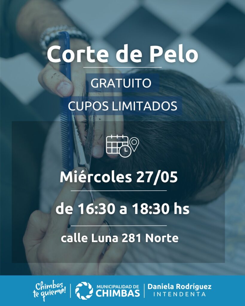 Chimbas realizará cortes de pelo gratuitos para vecinos: dónde y cuándo ...